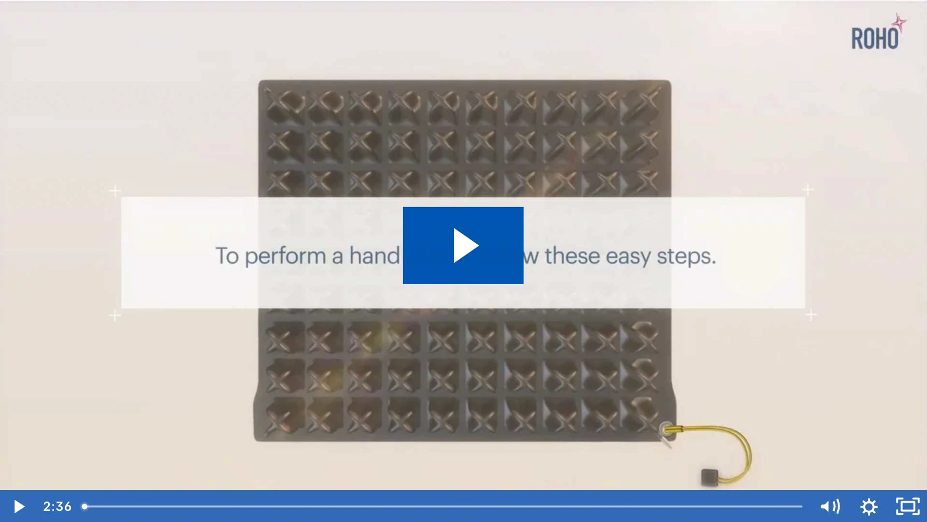 ROHO® Single Compartment Sensor Ready Cushion